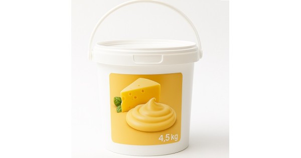 Cheese-Flavored Mayonnaise Sauce, 4.5 kg - Majonees